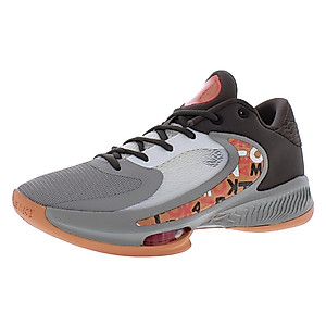Nike Freak 4 Men's Basketball Shoes (Ironstone/Cobblestone/Sail/Orange Trance, us_Footwear_Size_System, Adult, Men, Numeric, Medium, Numeric_10)