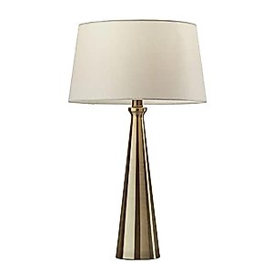 Adesso Home SL1141-21 Transitional Table Lamp (Set of 2) from Lucy Collection Finish, 13.00 inches, E26 Medium Base, Antique Brass, 2 Count