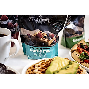 Snacktivist Foods - Gluten-Free, Vegan, Pancake & Waffle Mix, Non-GMO, Egg-Free, Dairy-Free, 23 Ounce