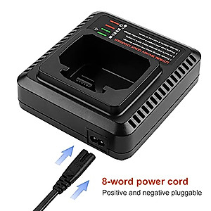 Powilling 36V/40V Max Fast Charger Replacement for Black & Decker LCS36 LCS40 for Black and Decker 36V/40V Lithium Battery LBXR36 LBXR2036 LBX36 LBX1540 LBX2040 LBX2540 LST540 LCS1240 LST136W
