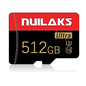 512GB Micro SD Card High Speed Flash Card Class 10 Memory Card for Smartphones/Cameras/Tablets/Car Navigation and Drones