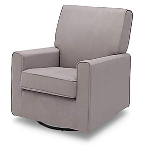 Delta Children Ava Nursery Glider Swivel Rocker Chair, Dove Grey