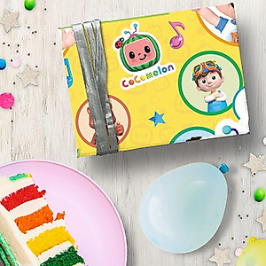 Danilo Cocomelon Wrapping Paper, Cocomelon 2 Sheet 2 Tag Wrapping Paper, Birthday Wrapping Paper