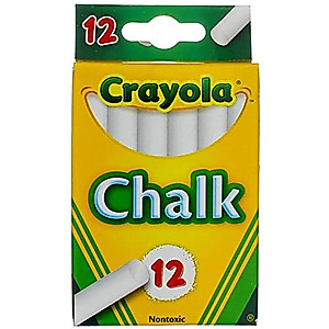 Crayola White Chalk 12 Count