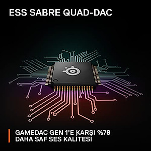 SteelSeries Arctis Nova ProMulti-System Gaming Headset - Premium Hi-Fi Drivers - Hi-Res Audio - 360° Spatial Audio - GameDAC Gen 2 - ESS Sabre Quad-DAC - Stealth Retractable Mic - PC, PS5, PS4, Switch