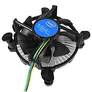 CPU Cooler Aluminum Heatsink 4-Pin PWM 92mm Fan Pre-Applied Thermal Paste for Intel Core i3 i5 i7 i9 Socket 1200 1151 1150 1155 1156 Desktop PC Computer (TS2)