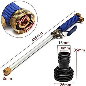 KJHSDF 2-in-1 High Pressure Power Washer,Power Washer Wand Deep Jet Extendable High Pressure Nozzle, Flexible Glass Cleaning Tool, Auto Watering Sprayer, Window Washing Gun
