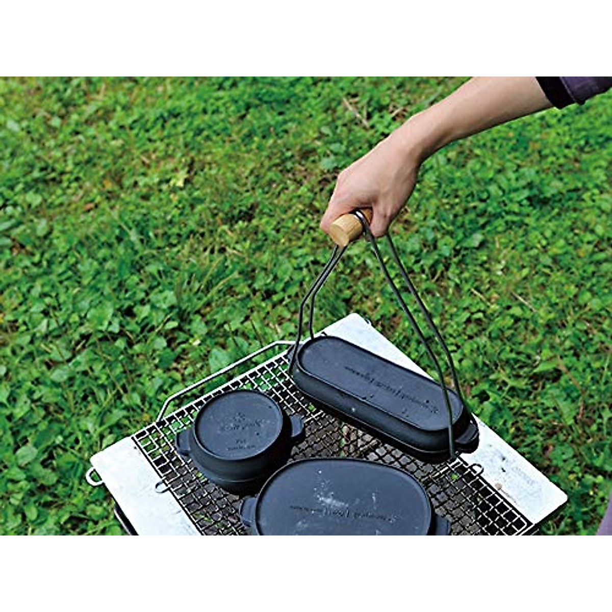 Snow Peak Micro Cast Iron Lifter - Perfect Tool for your Snow Peak Micro Cast Iron Dutch Oven