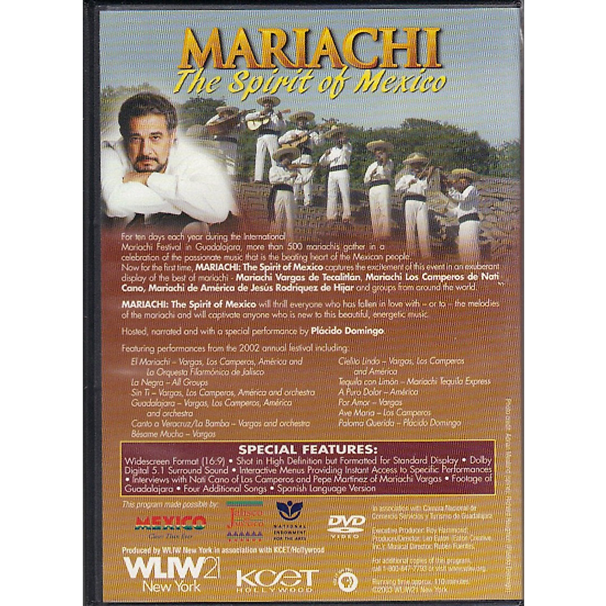 Mariachi Spirit Of Mexico movie WLIW PBS DVD
