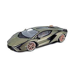 Lamborghini Bburago,Plastic ,1:18 Sián FKP37 - Green
