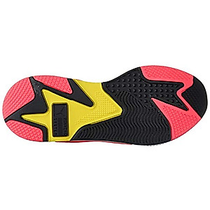 PUMA Men's RS-X Sneaker, Black-Sulphur, 6.5