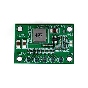 KOOBOOK 5Pcs DC DC Step Down Power Module 5-16V to 1.25V/1.5V/1.8V/2.5V/3.3V/5V 3A Adjustable Buck Voltage Converter Board