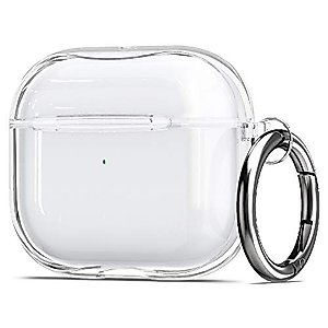 Spigen Ultra Hybrid Designed for Airpods 3rd Generation Case with Keychain, Protective Clear Case for Airpods 3 Case (2021) - Crystal Clear