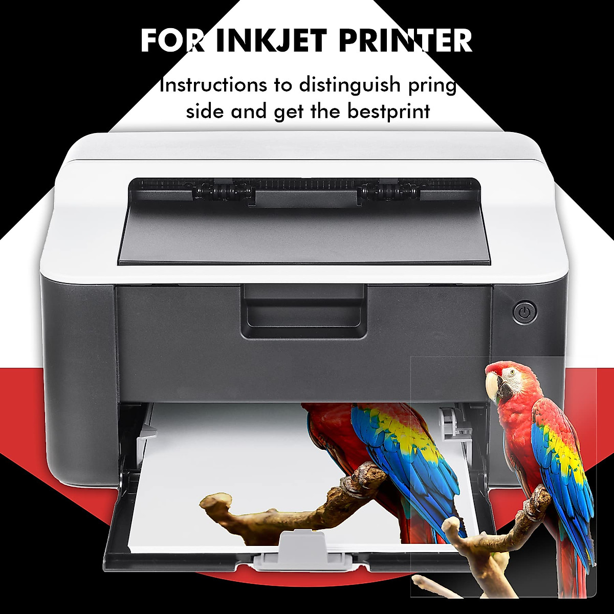 Koala Inkjet Transparency Film 50 Sheets 100% Clear Transparency Paper for Inkjet Printers, for Crafting, Overhead Projector, Screen Printing - 8.5x11 Inches