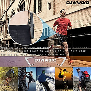 COVRWARE Aegis Pro Series case for LG Stylo 6 with Built-in Screen Protector Heavy Duty Full-Body Rugged Holster Armor Cover Belt Swivel Clip Kickstand, Black