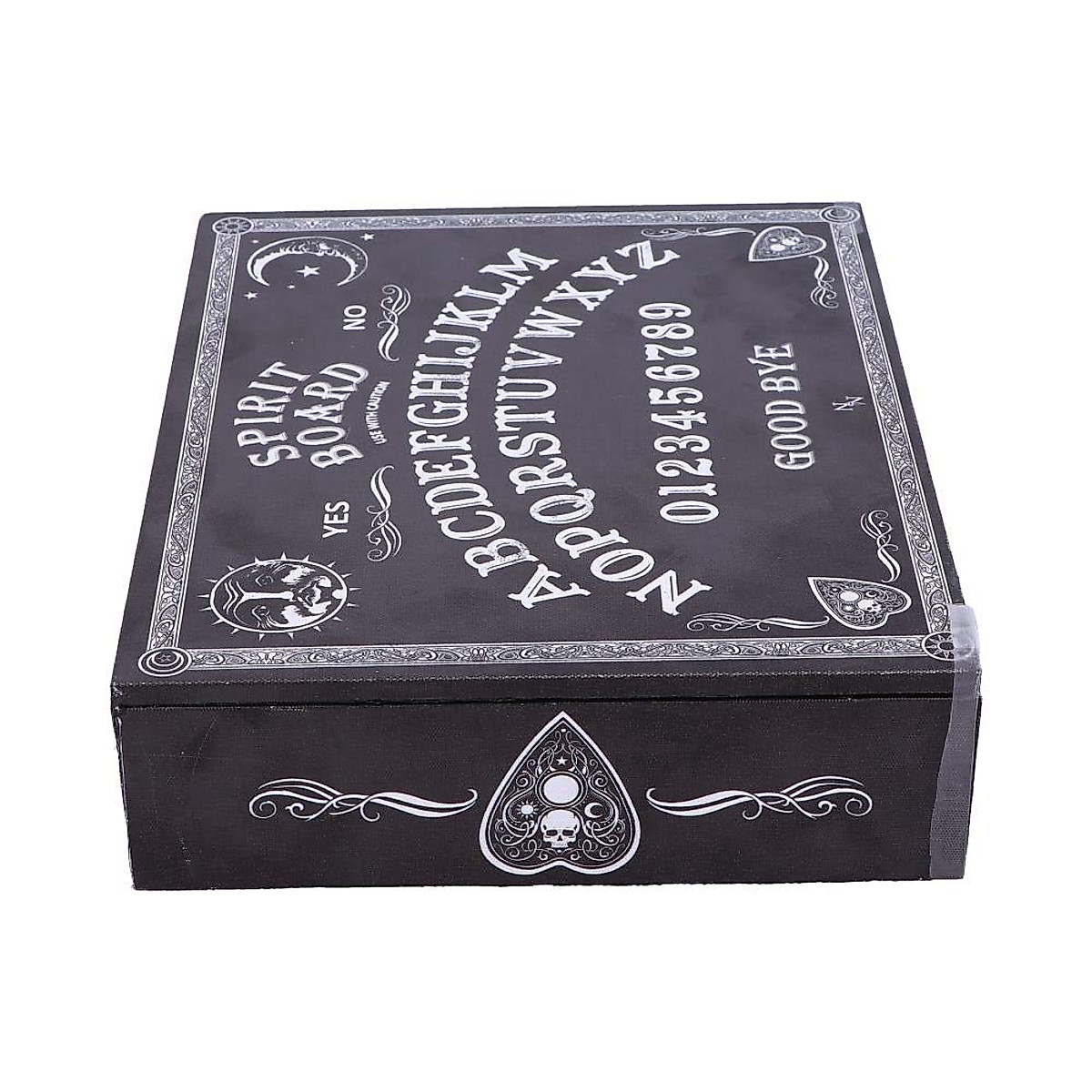 Nemesis Now Black and White Spirit Board and Planchette Jewellery Storage Box with Mirror, MDF, One Size
