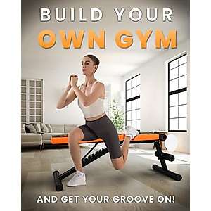 naspaluro Adjustable Weight Bench for Home Gym Workout Bench Press Foldable 660 LB Stable Incline Sit Up Bench for Full Body Workout