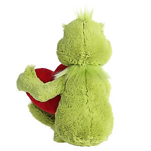 Aurora® Whimsical Dr. Seuss™ Stole My Heart Grinch Stuffed Animal - Magical Storytelling - Officially Licensed - Green 15 Inches