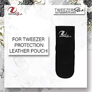 Zayraz style tweezer Set Slant Pointed Tweezer for Ingrown Hair. Precision Sharp Needle Nose Pointed Tweezers for Splinters -Set of Point and Slant Stainless Steel Tweezers for Eyebrow Plucking