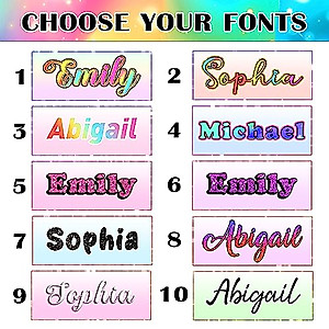 M YESCUSTOM Custom Girls Backpack with Name Personalized Elementary High School Bookbag Girl, Shoulder Bag for Girls Kids Teen Multi Color Travel Backpack Casual Daypack Bag for School College Camping