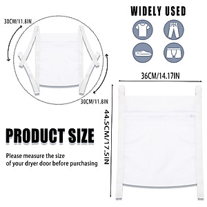 Laundry Bags,Sneaker Wash & Dry Net Bag for Dryer Sneaker Laundry Bags Large HoneyComber Mesh Bags with Zipper and Strap for Shoes Sneaker Washing Mesh Net for Most Dryers Door 15.7" Large