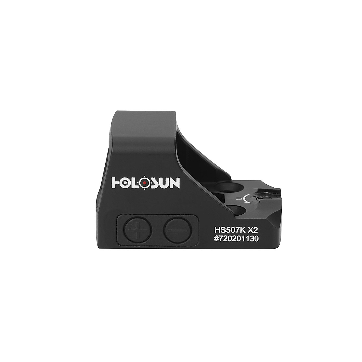 HOLOSUN HS507K X2 Multi-Reticle Red 2 MOA Dot & 32 MOA Circle Open Reflex Pistol Sight - Durable Shake-Awake Parallax-Free Aluminum Sight for Subcompact Handguns