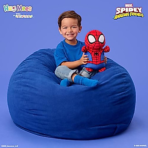 Squishmallows Original Marvel Spidey and His Amazing Friends 10-Inch Spidey HugMees - Medium-Sized Ultrasoft Official Jazwares Plush
