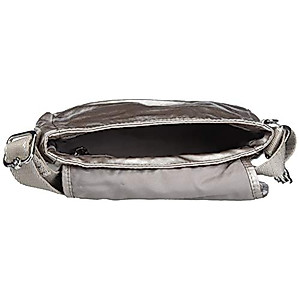 Kipling Sabian Mini Crossbody Bag-Small Cross Body Purse, Metallic Glow, 7.75"L x 5.75"H x 3.5"D