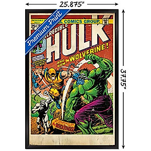 Trends International 24X36 Marvel Comics-Wolverine-Cover Wall Poster, 24" x 36", Unframed Version