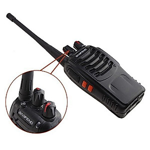 BaoFeng Twin Pack BF-888S UHF FM Transceiver High Illumination Flashlight Walkie Talkie Two-Way Radio