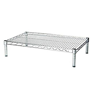 Shelving Inc. 24"d x 30"w Chrome Wire Shelving with 1 Tier Shelf, Weight Capacity 800lbs Per Shelf