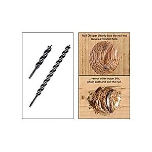 WoodOwl 03710 Tri-Cut 13/16-Inch by 7-1/2-Inch Nail Chipper Auger Bit