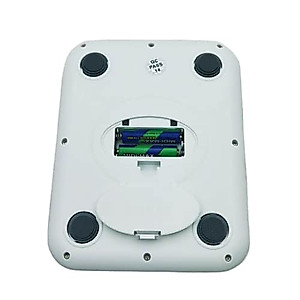 22lb (Max) Digital Kitchen Scale for Cooking and Baking (Silver) - Extra Precise Measurements, 6 Units (g/kg/oz/lb/ml), Auto Shut Off, Food Grade Stainless Steel, Non-Slip Design, Anti-Fingerprinting