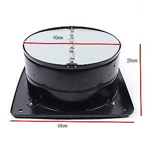 JAYEUW 16 Inch Exhaust Fan Wall Mount Ventilation Extractor Blower Greenhouse Fans and Vents Window Exhaust Fan Kitchen Exhaust Vent Fan for Kitchen, Sheds, Attics, Workshops, 750W 110V (US Stock)