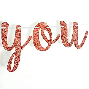 Rose Gold Glitter Who Said You Could Leave Banner, The Legend Has Retired/Good Luck We Will Miss You, Retirement Party Decorations Supplies