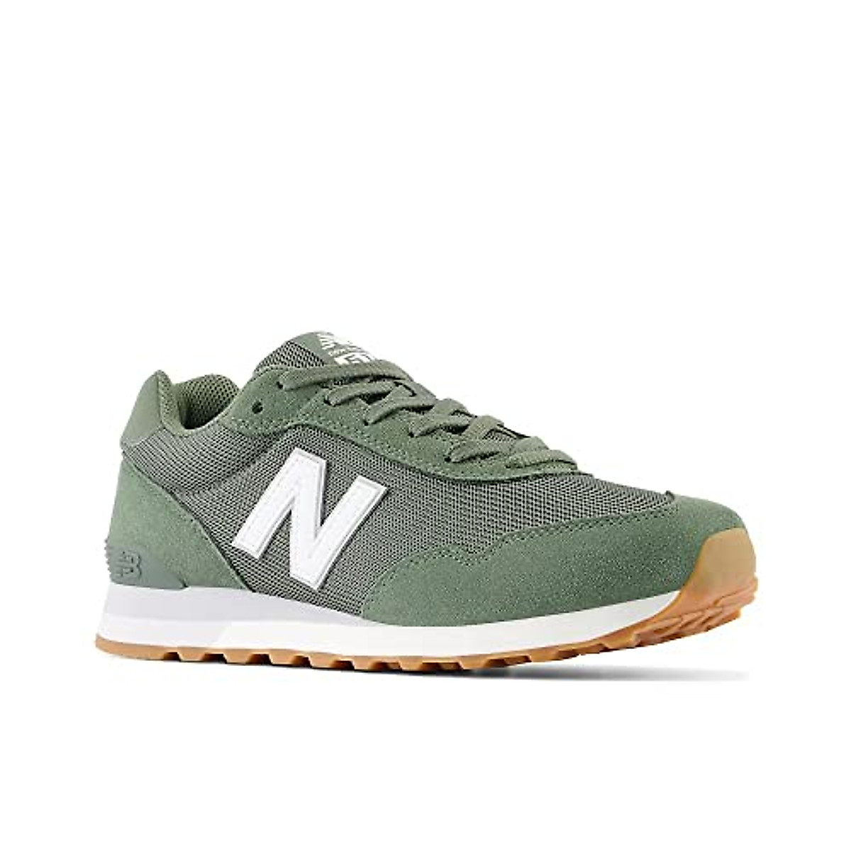 New Balance Men's 515 V3 Sneaker, Deep Olive Green/White, 8.5