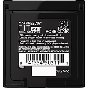 Maybelline Fit Me Powder Blush, Lightweight, Smooth, Blendable, Long-lasting All-Day Face Enhancing Makeup Color, Rose, 1 Count