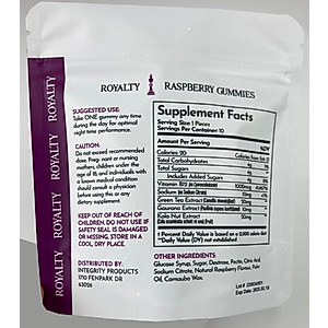 RoyaltyG Multivitamins Gummies , Supports Energy Gummy - 10 Count - Non-GMO, Gluten-Free, Vegetarian