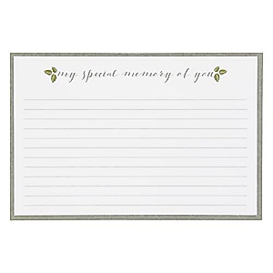 Best Paper Greetings 60 Count of Memorial Cards, My Special Memory of You Remembrance Cards, 10 x 15 cm