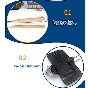 AYNEFY Non-Stick Saute Fry Pan, Aluminum Alloy, 12-Inch, Suitable for Home, Kitchen, Coffee Shop, Restaurant