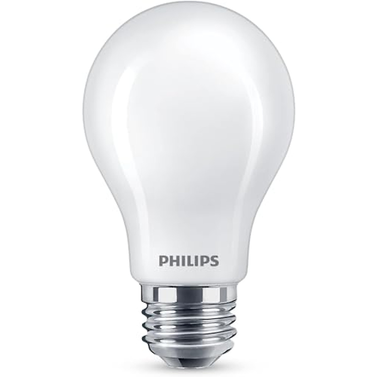 PHILIPS LED Frosted Flicker-Free Dimmable A19 Ultra Definition Light Bulb, EyeComfort Technology, 800 Lumen, Daylight (5000K), 8W=60W, E26 Base, Title 20 Certified