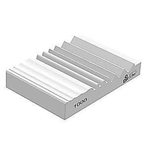 DDF iohEF Wood Carving Sharpener, 1000 Grit Whetstone with More Grooves Sharpening Stone for Woodworking, Wood Carving Tools, Chisels and Gouges