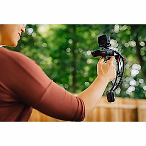 Steadicam Volt Electronic Handheld Gimbal Stabilizer for All IPhone XS, XS Max & XR, All Samsung S9/S9+ & GoPro Hero, Black, compact