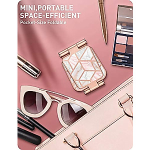 i-Blason Cell Phone Stand, Foldable Adjustable Phone Mount Holder, Compatible with iPhone 14/iPhone 13/iPhone 12/iPhone 11/Galaxy S22/S21/Pixel 6, Android Smartphones, All Smart Phone (Marble)