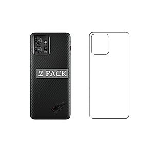 Vaxson 2-Pack Back Protector Film, compatible with Lenovo ThinkPhone by Motorola Moto TPU Guard Cover Skin Sticker [ Not Front Tempered Glass Screen Protectors ]