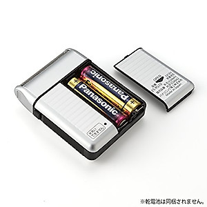 Panasonic Men's Shaver for Traveler ES-RS10-S Silver | DC3V (2 x AA Alkaline) (Japan Model)