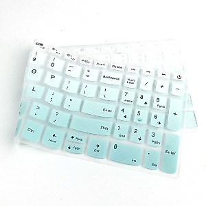 MUBUY Keyboard Cover for Lenovo IdeaPad 3 15 15.6 17.3 |Lenovo Yoga C740 C940 15.6 |Lenovo Ideapad 320 330 330s 340s 520 S540 720s 130 S145 L340 S340 V330 V130 |ThinkBook 15 -Mint Green