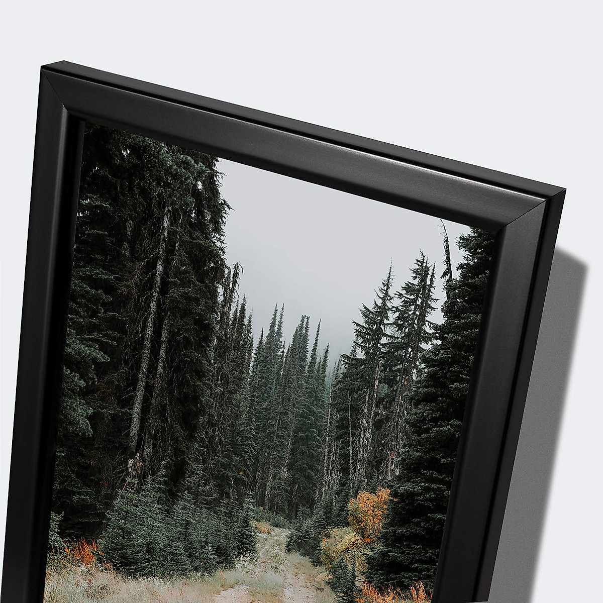 Giverny 8.5x11 Picture Frames, Black Photo Frames for Wall or Tabletop Display, Simple Design Glossy Finish Frame Perfect for Home Decoration, Office, Certificate Frame, Degree Frame