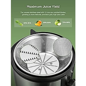 Juicer Machines Vegetable and Fruit, 800W Powerful Juilist Centrifugal Juicer Machines Easy to Clean with Brush, Dual Speeds Juice Extractor Machine with Large 3'' Feed Chute & Anti-Drip