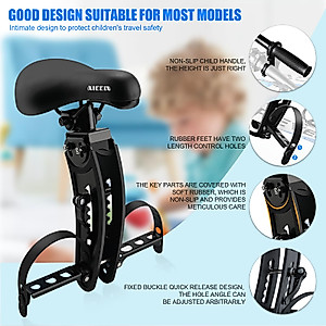 XIEEIX Kids Bike Seat Set,New MTB Child Seat, Front Mounted Bicycle Seats for Kids 2-5 Years (up to 48lbs) Compatible with All Adult Mountain Bikes